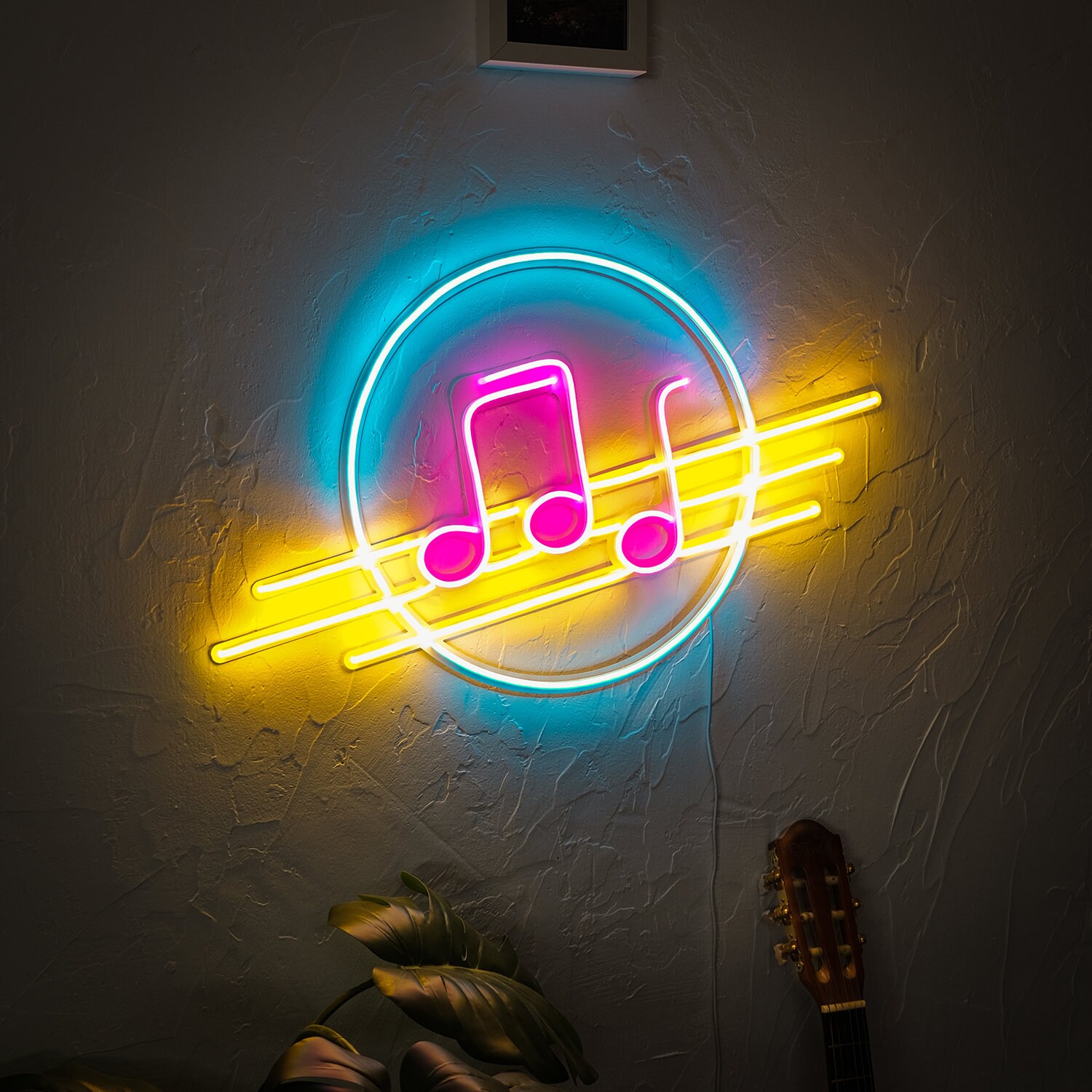 Neon Lights Wallpaper Music
