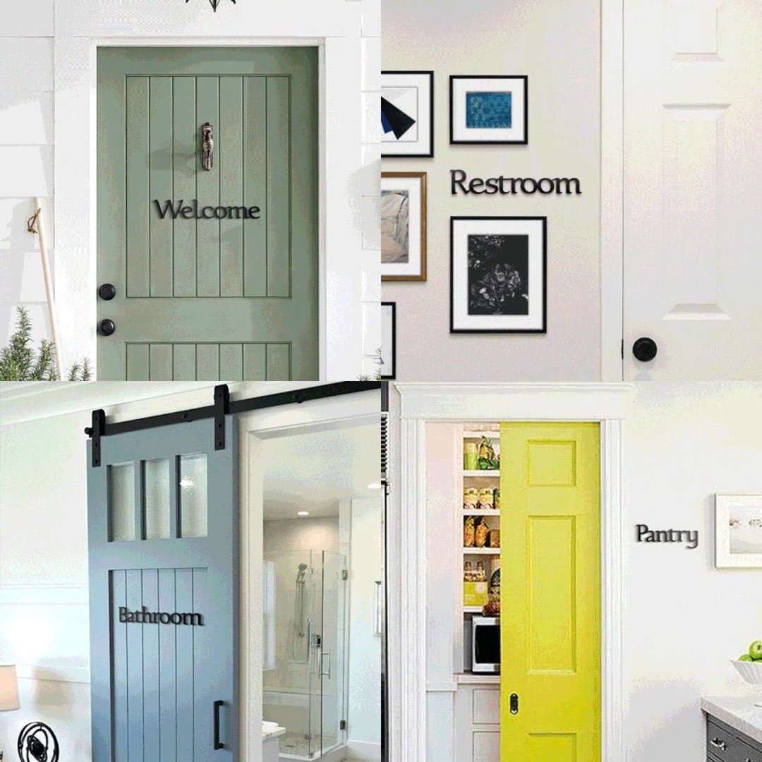 New Home Starter Kit Metal Wall Art Set of 5 Wall Decor: - Etsy