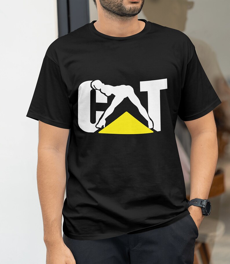 CAT Caterpillar Tractor Stripper Parody T-shirt - Etsy
