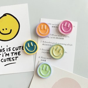 10pcs Cute Magnet Smile Face Refrigerator Magnet Funny Magnets ...