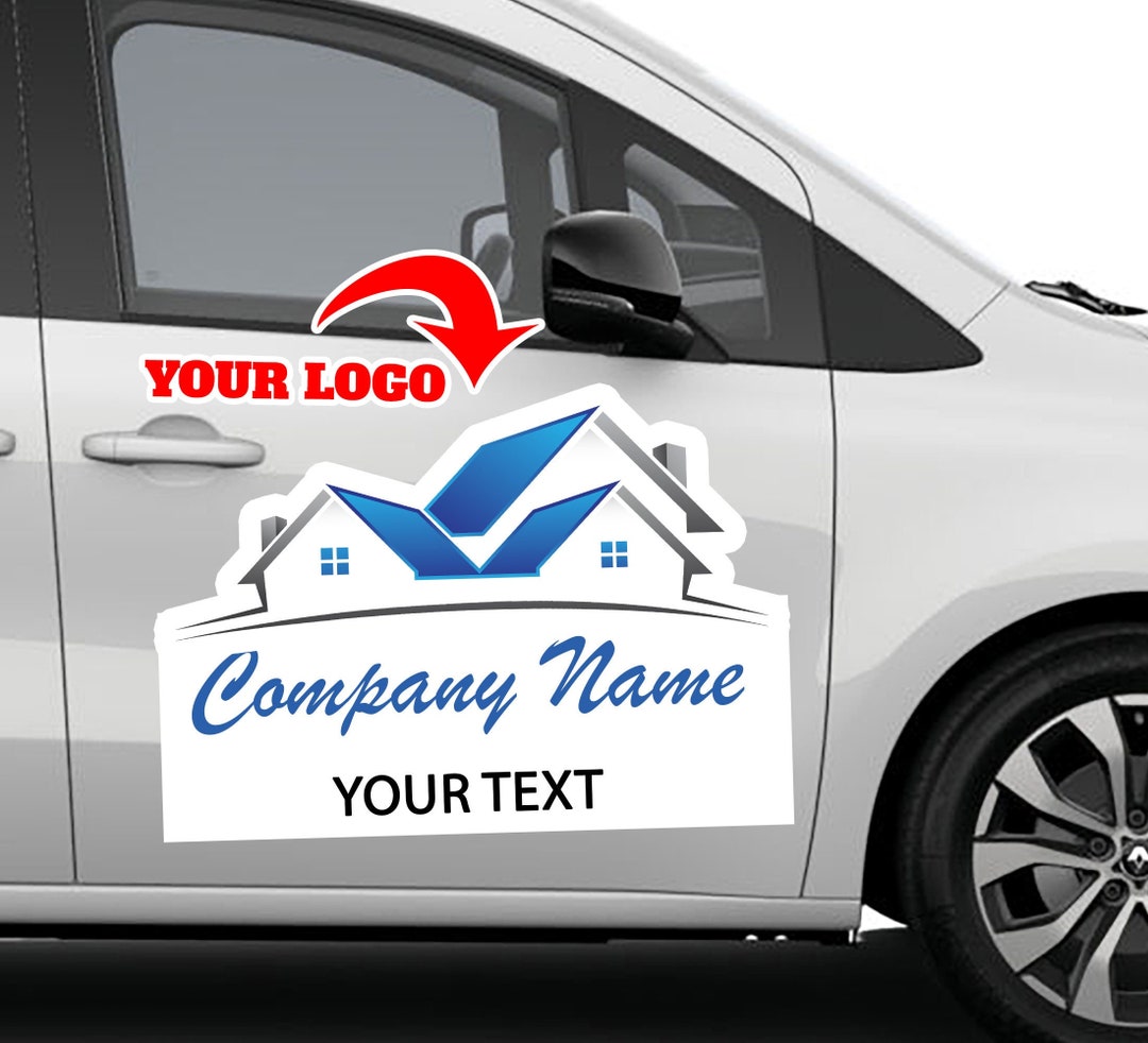 2 Pcs Magnet for Car High-quality Magnets Full Color Magnetic Signs ...