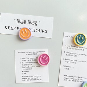 10pcs Cute Magnet Smile Face Refrigerator Magnet Funny Magnets ...