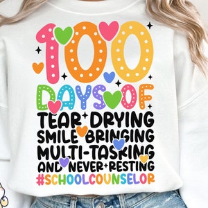 100 Days of Tear Drying, 100 Days of School, Smile Bringing Multi ...