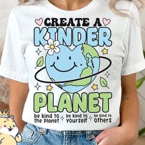 Create a Kinder Planet PNG, Earth Day, Groovy Retro, Funny Earth PNG ...
