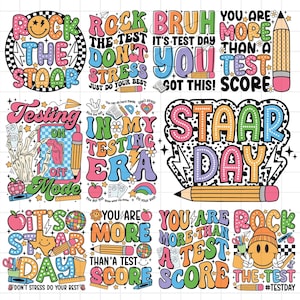 10+ Test Day Png Bundle, Testing Day, State Testing Png, Rock the Test ...
