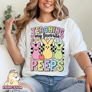 Teaching My Favourite Peeps Svg, Happy Easter Day, Easter Gift Design ...