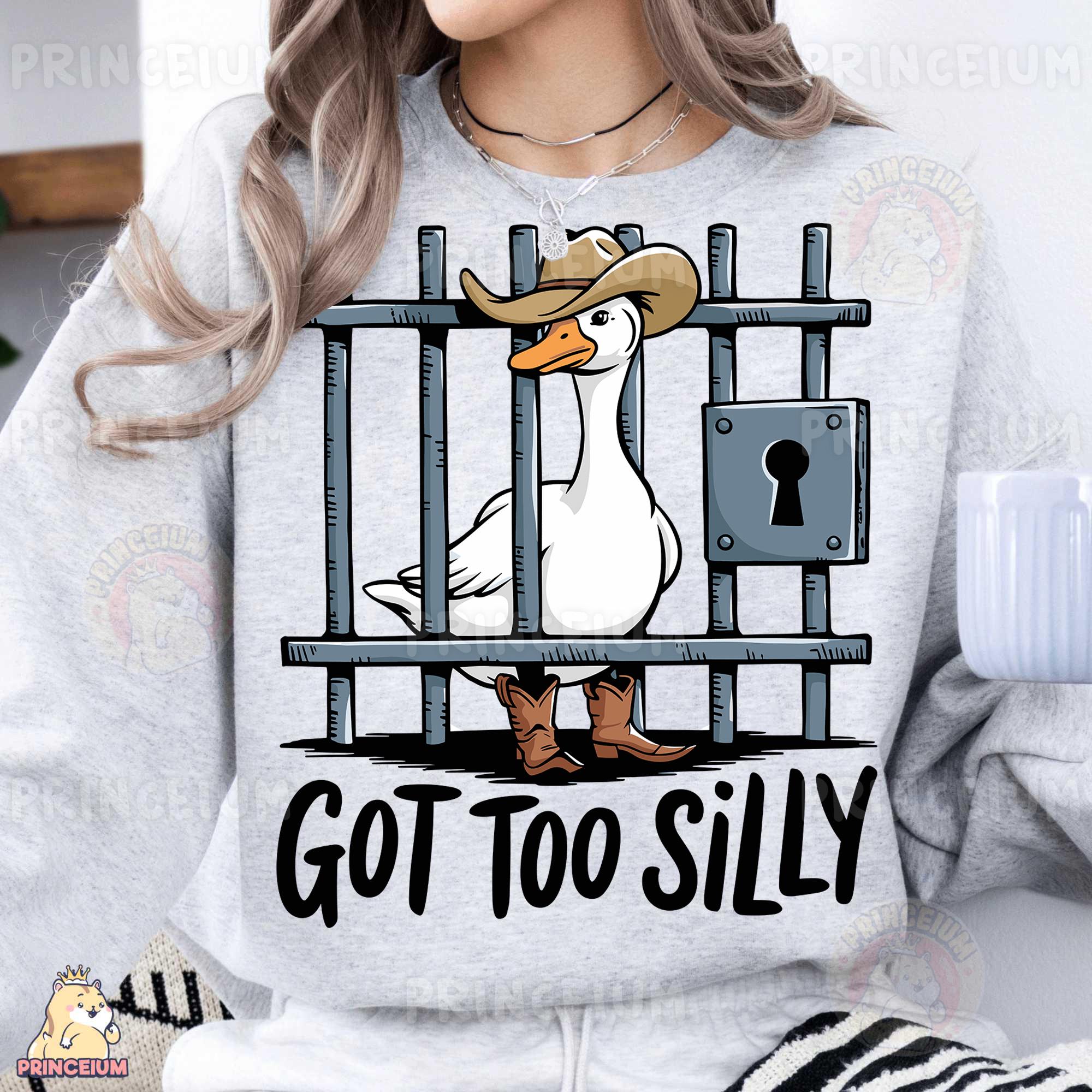 Got Too Silly Goose Png, Funny Jail Png, Meme Goose Duck Png, Silly ...