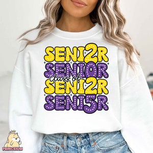 Senior 2025 SVG PNG, Retro Graduation Png, Class of 2025 Png, High ...