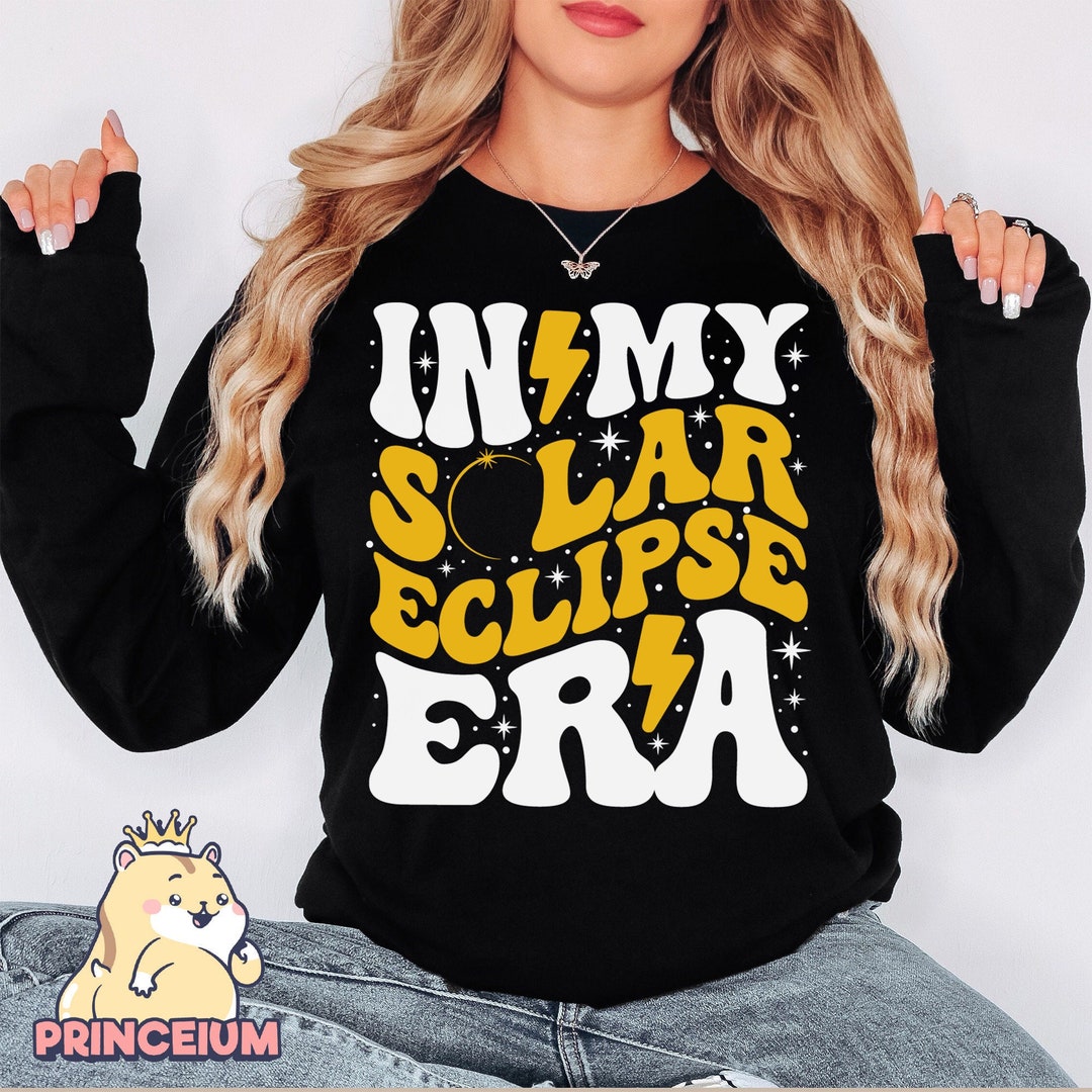 In My Solar Eclipse Era Svg Png, Total Solar Eclipse 2024, Souvenir Shirt Png, April 8th 2024 ...