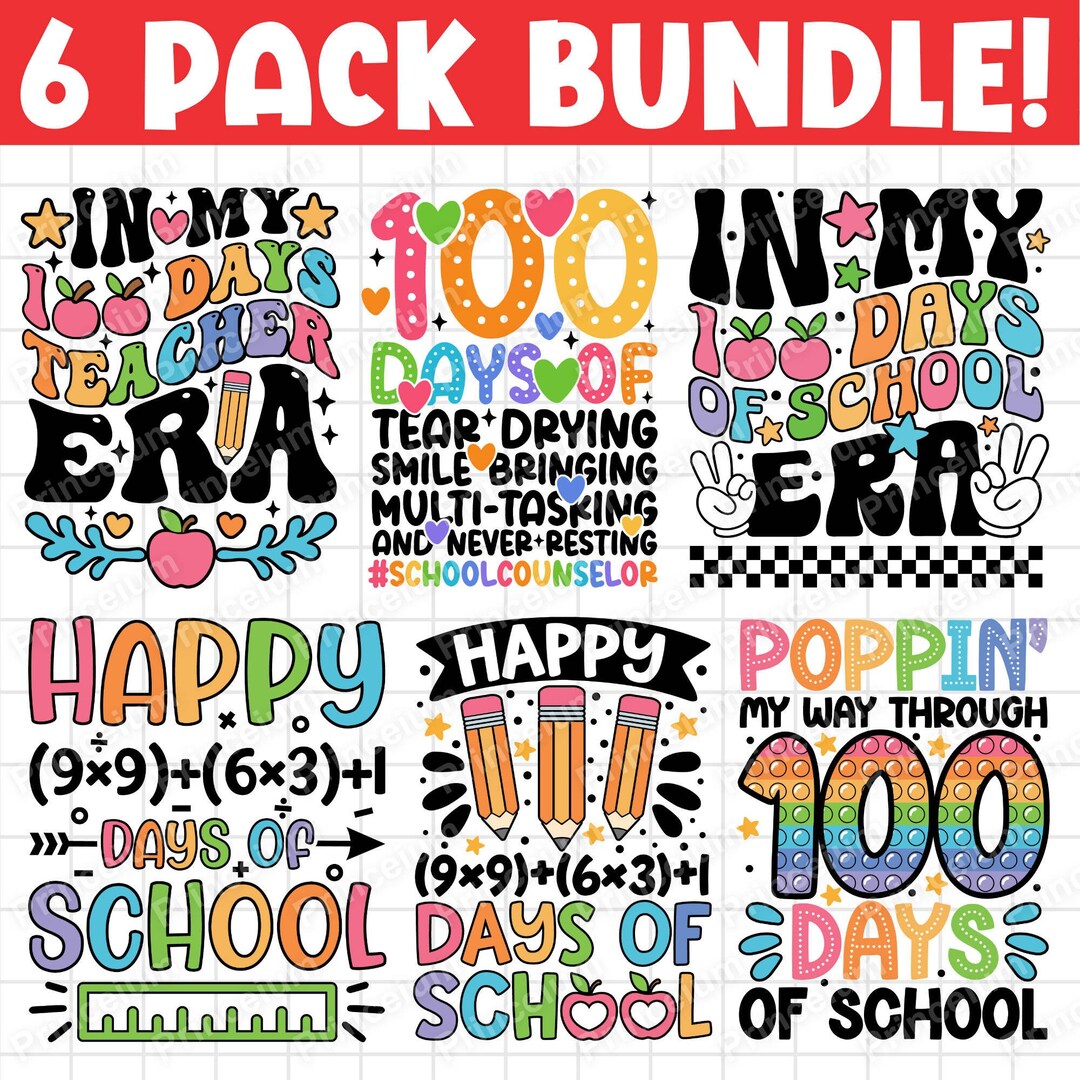 In My 100 Days of Teacher Era Bundle, 100 Days of Tear Drying Smile ...