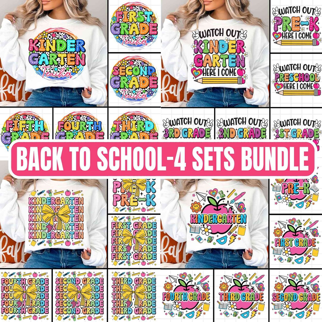 Retro Back to School Mega Bundle Png, Retro Teacher Png, Teacher ...
