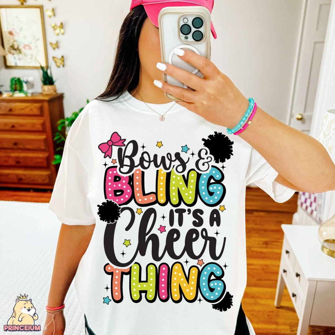 Bows Bling Its Cheer Thing PNG, Cheerleading, Cheerleader Mom Png ...