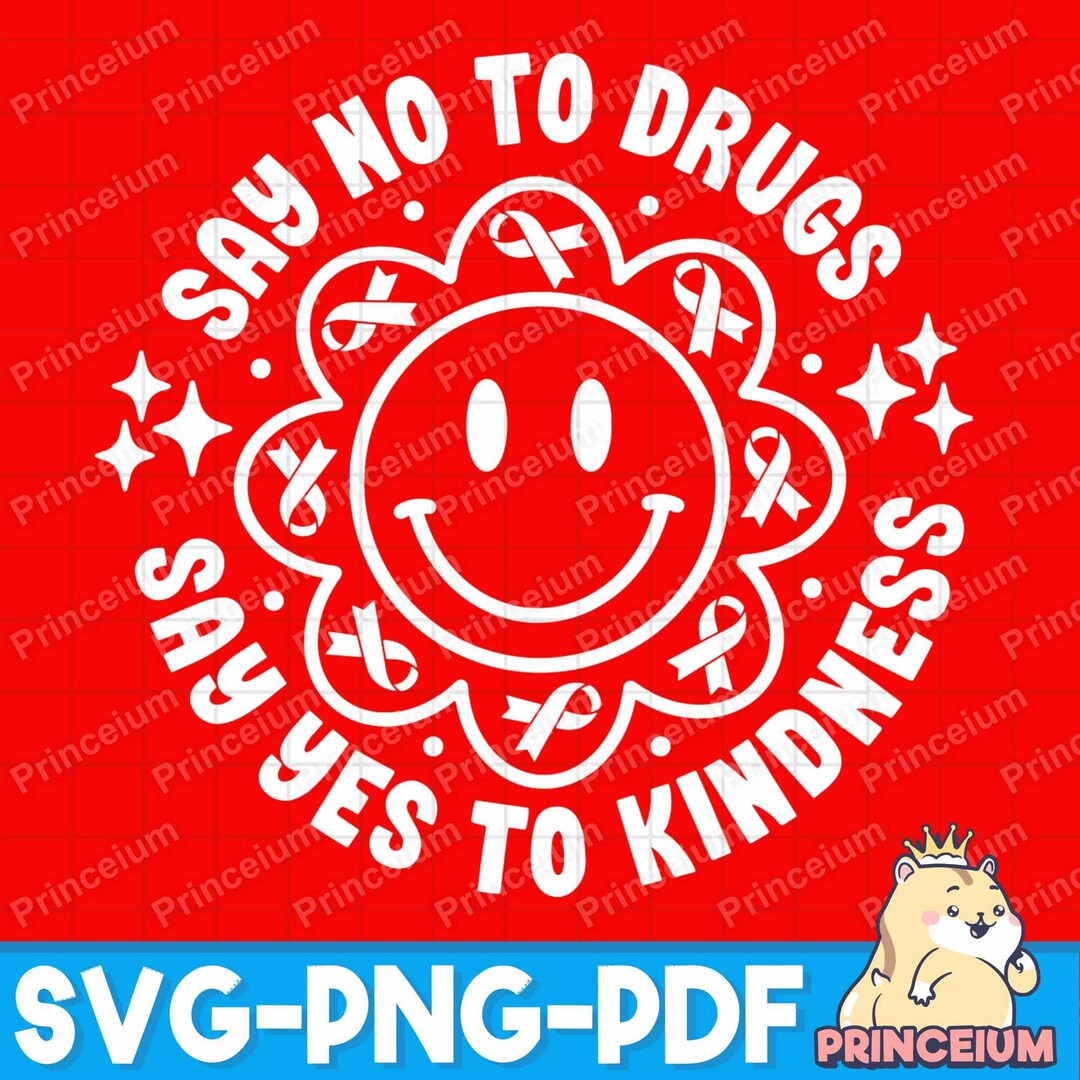 Red Ribbon Week SVG, Say No to Drugs Free, Anti-drug Svg, Cricut Design ...