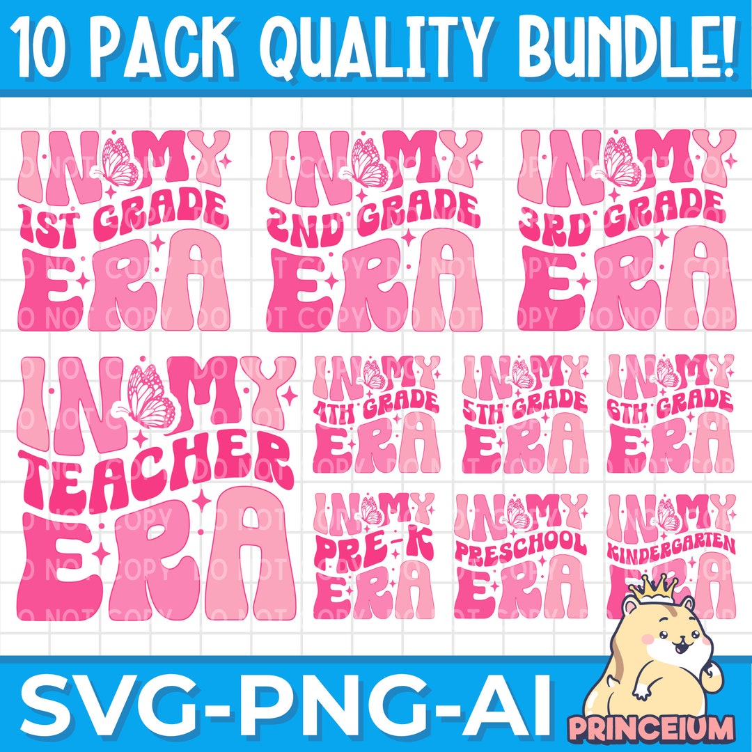Back to School Teacher SVG Bundle, in My Era, Teacher Life ...
