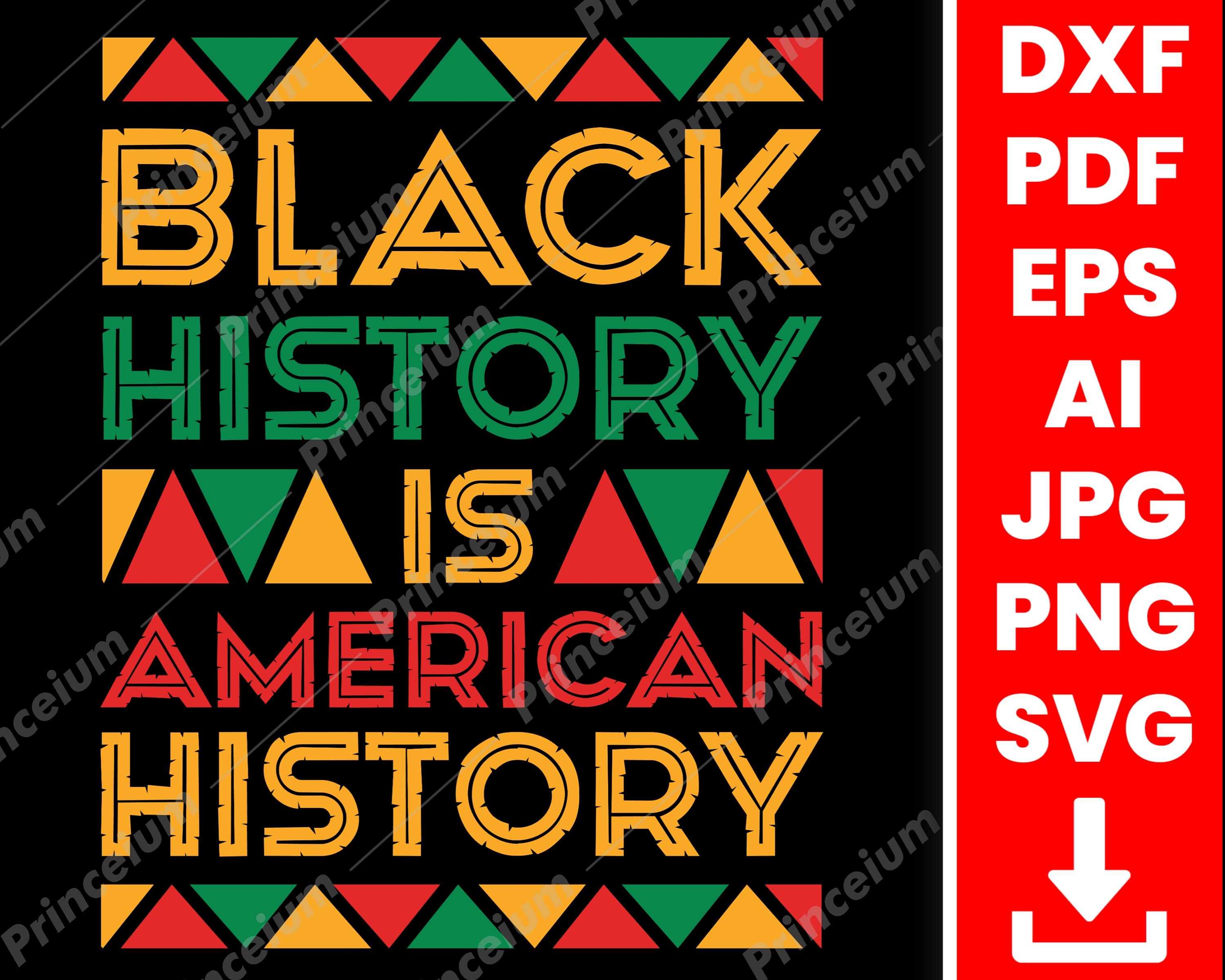 Black History is American History SVG Instant Download PNG | Etsy