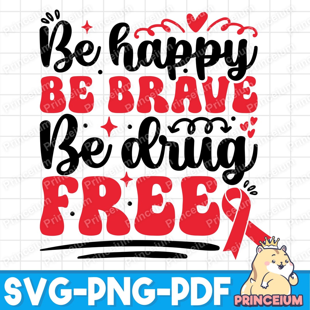 Red Ribbon Week SVG, Say No to Drugs , Drug-free, Anti Drug Svg, Cricut ...