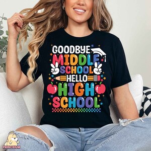 Goodbye Middle School Hello Highschool School Png, End of School Png ...