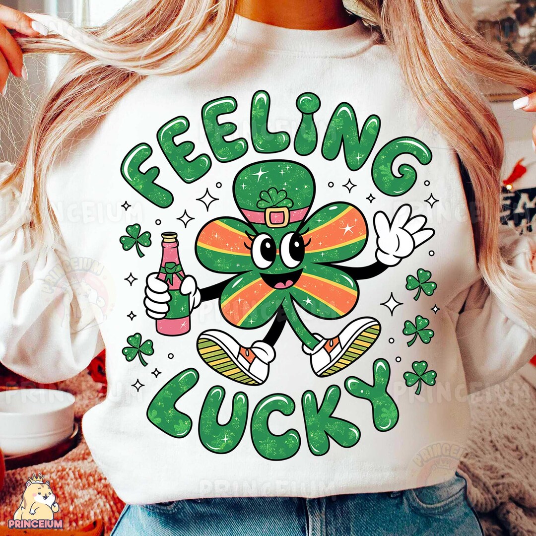 Feeling Lucky St Patrick Day Lucky Png, St Patrick Day Png, Shamrock ...