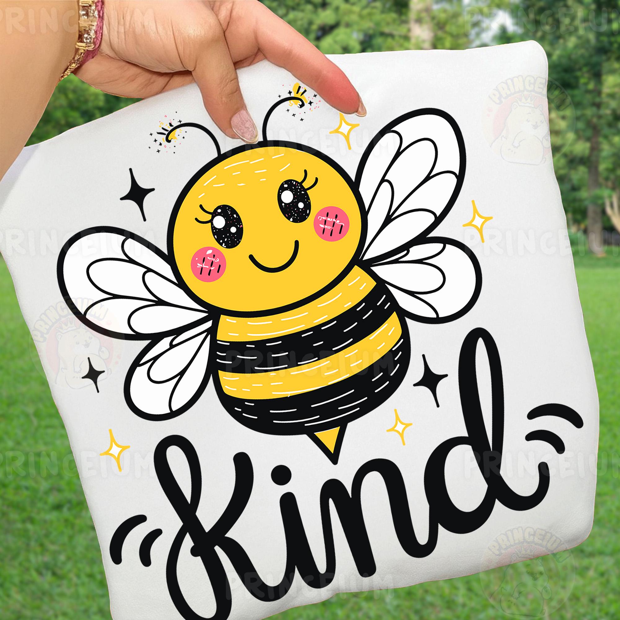 Bee Kind PNG Cute Bumblebee Sublimation Design Positive Kindness Quote ...