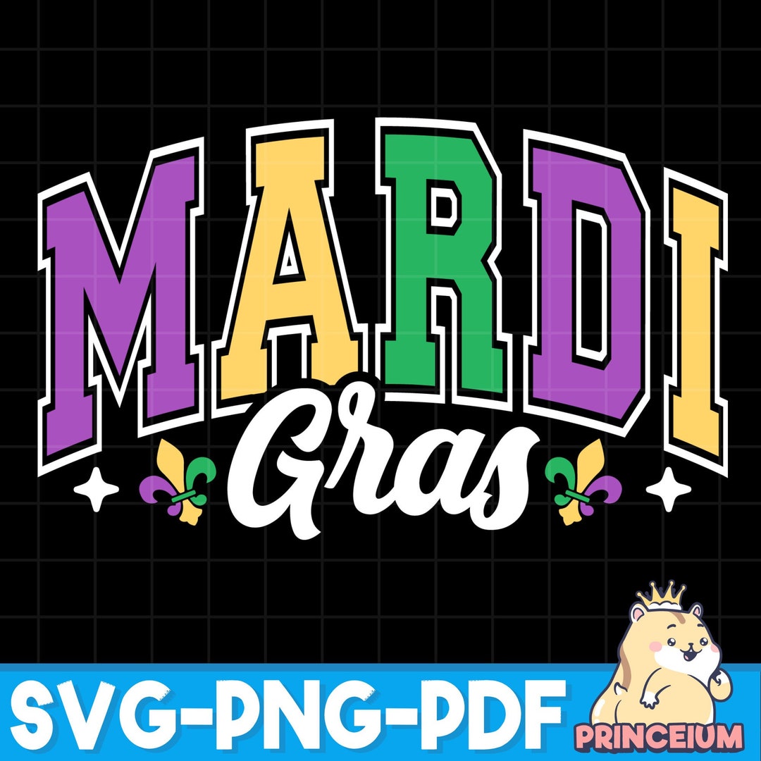 Mardi Gras SVG PNG, Mardi Gras Beads Svg, Fat Tuesday Svg, Mardi Gras ...