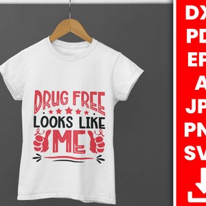Red Ribbon Week SVG Drug Free Looks Like Me SVG Anti-drug Red - Etsy