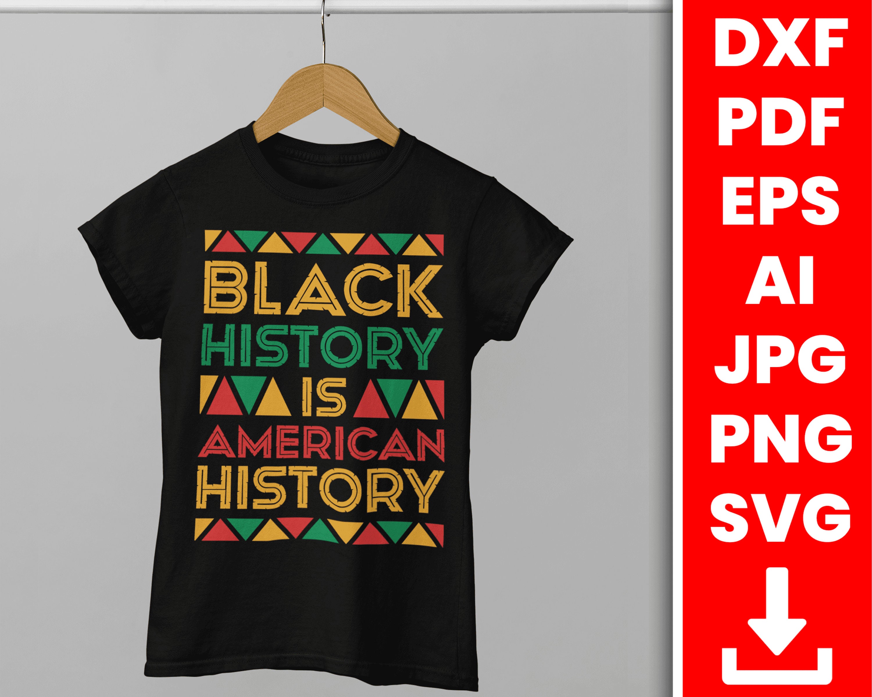 Black History is American History SVG Instant Download PNG | Etsy