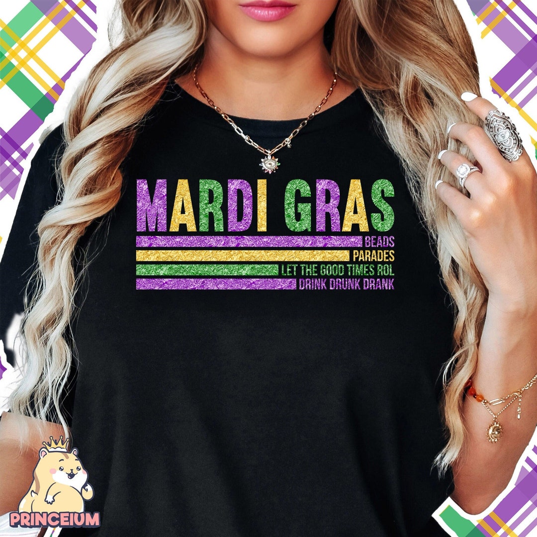 Mardi Gras SVG PNG, Mardi Gras Beads Parades Let the Good Time Rol Svg ...