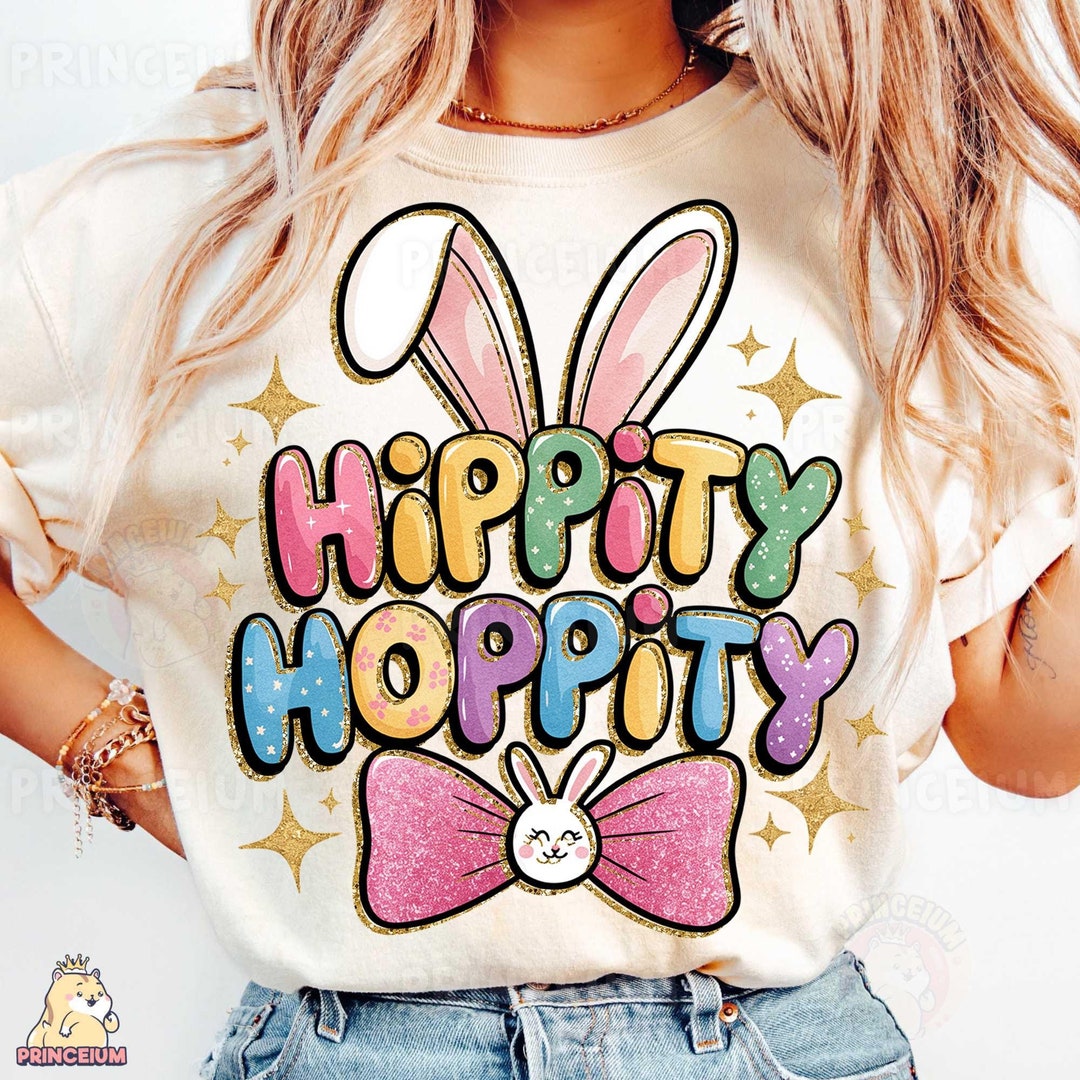 Hippity Hoppity Png, Easter Png, Cute Easter Png, Retro Easter Png ...