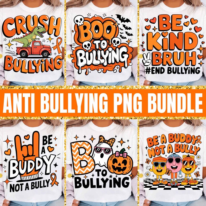 Be a Buddy Not a Bully Bundle Png, Stop Bullying Png, End Bullying Png ...