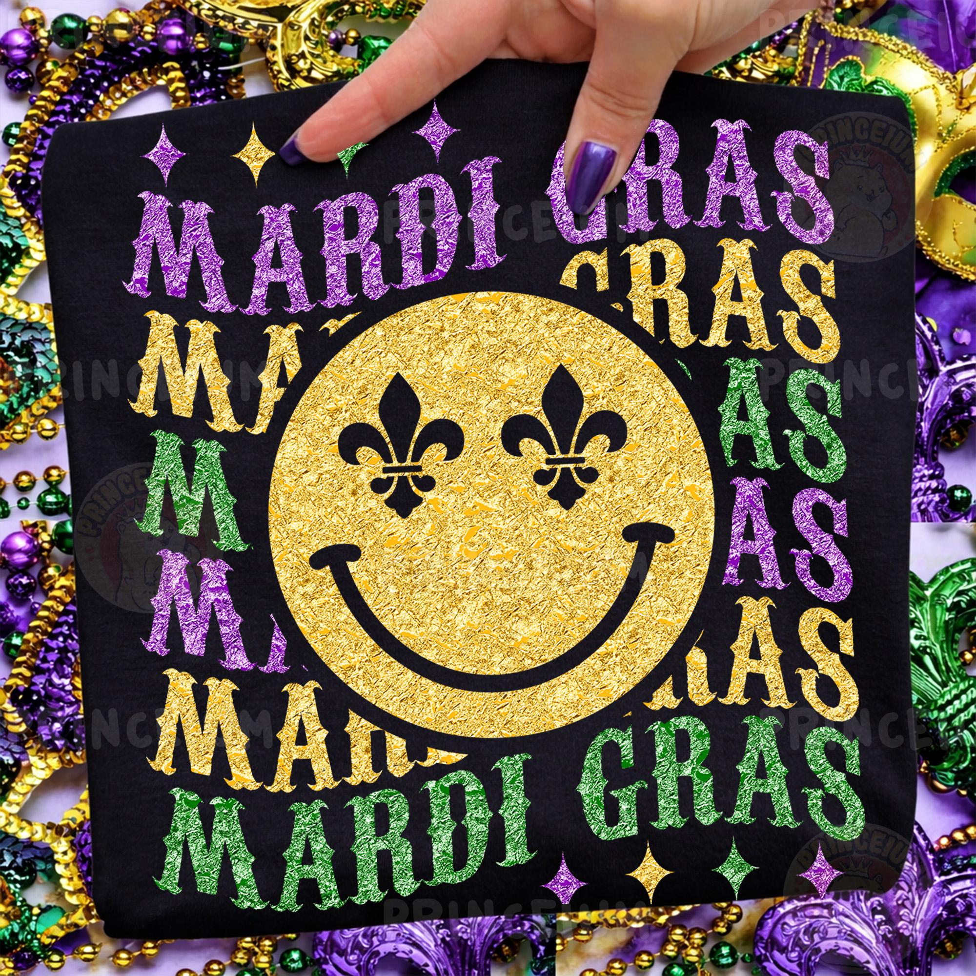 Mardi Gras Mega Bundle PNG, Faux Rhinestone Sparkling, Mardi Beads ...
