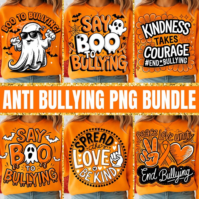 Be a Buddy Not a Bully Bundle Png, Stop Bullying Png, End Bullying Png ...