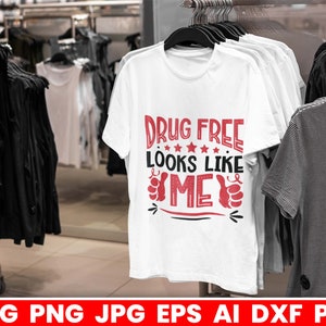 Red Ribbon Week SVG Drug Free Looks Like Me SVG Anti-drug Red - Etsy