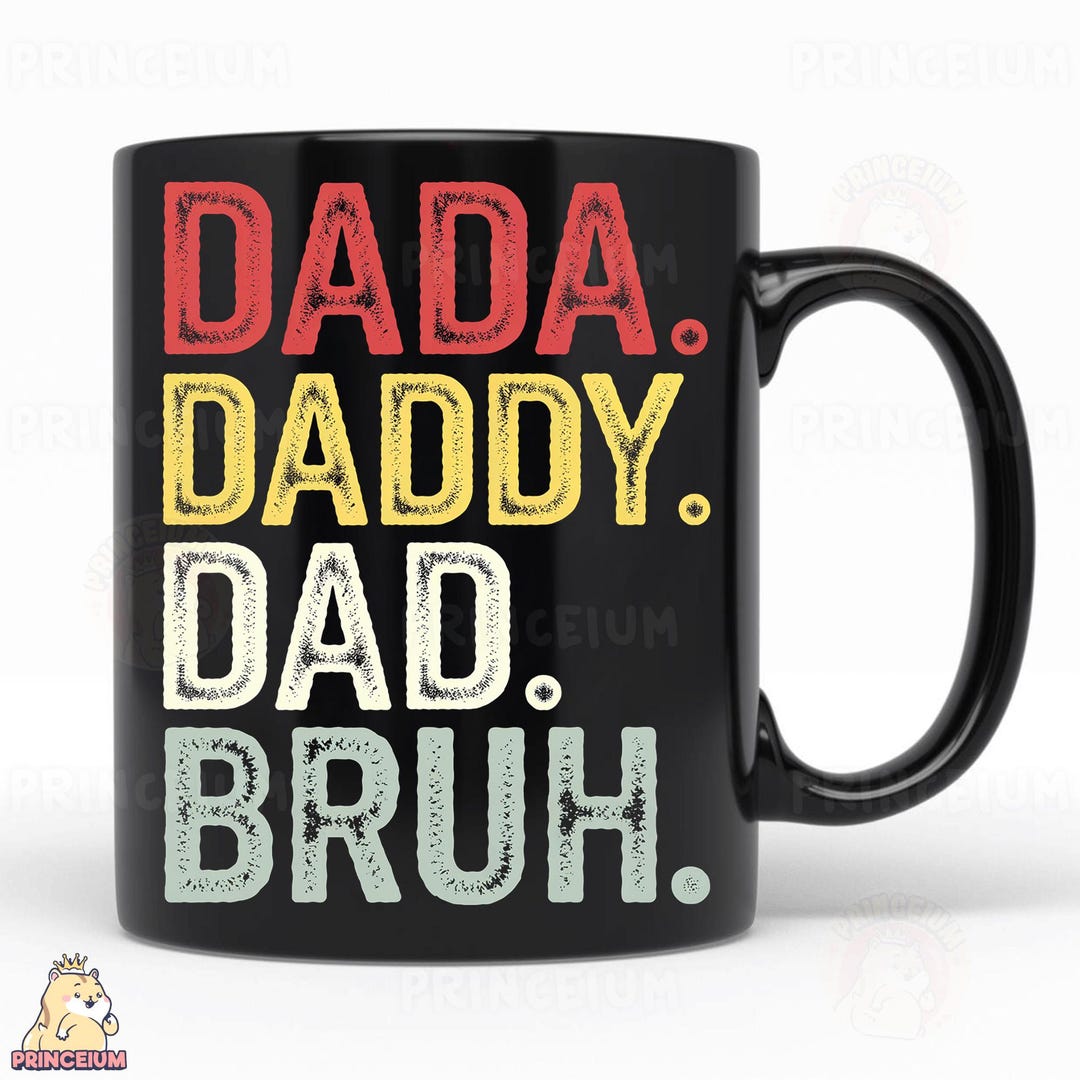 Dada Daddy Dad Bruh PNG, Funny Fatherhood Evolution Sublimation Design ...