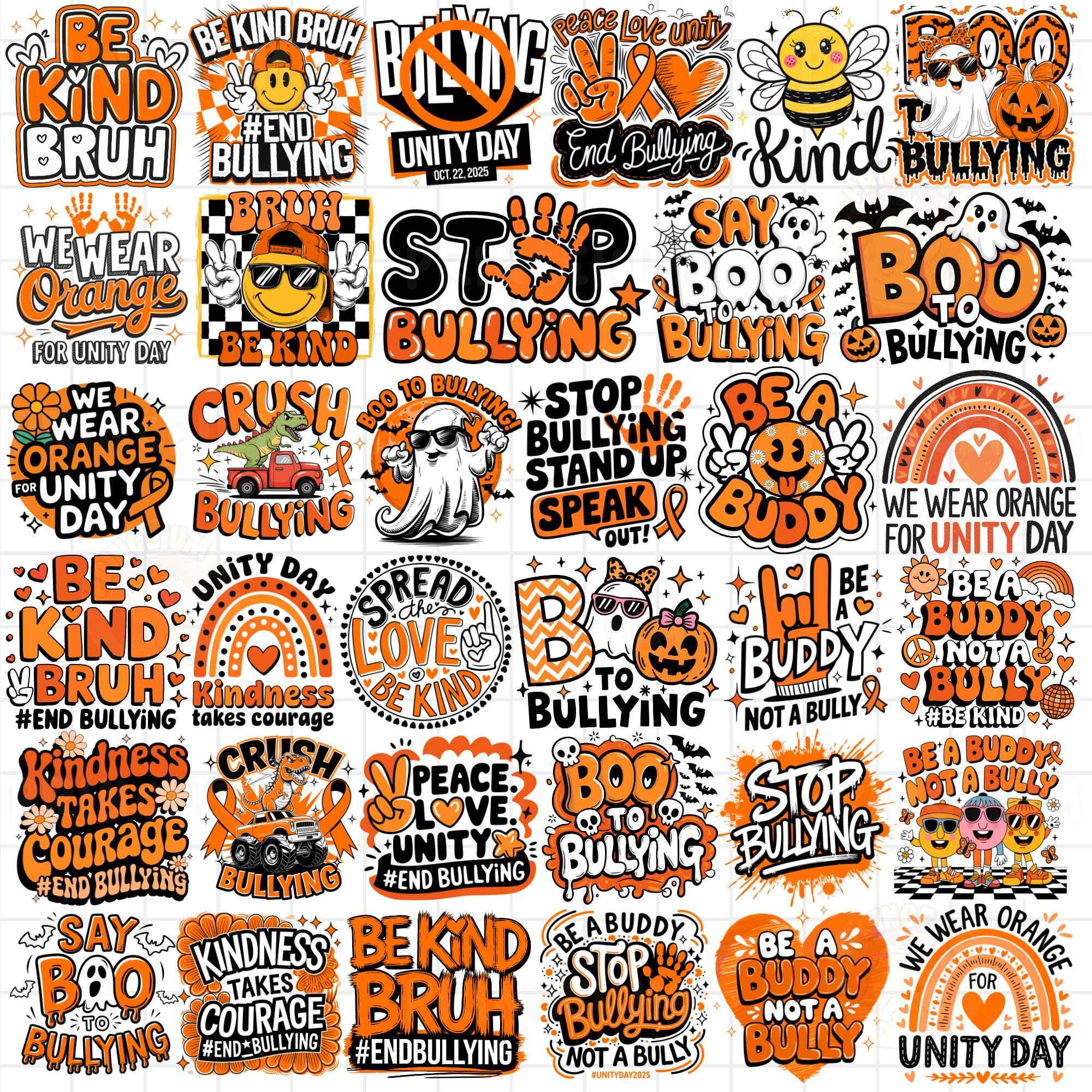 Be a Buddy Not a Bully Bundle Png, Stop Bullying Png, End Bullying Png ...