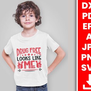 Red Ribbon Week SVG Drug Free Looks Like Me SVG Anti-drug Red - Etsy