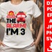 Sound the Alarm I'm 3 | PNG SVG JPG Dxf | Cute File | Instant Download ...