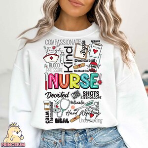 Retro Nurse Word Png, Nurse Stuff Png, Nurse Quotes Png, Retro Nurse ...