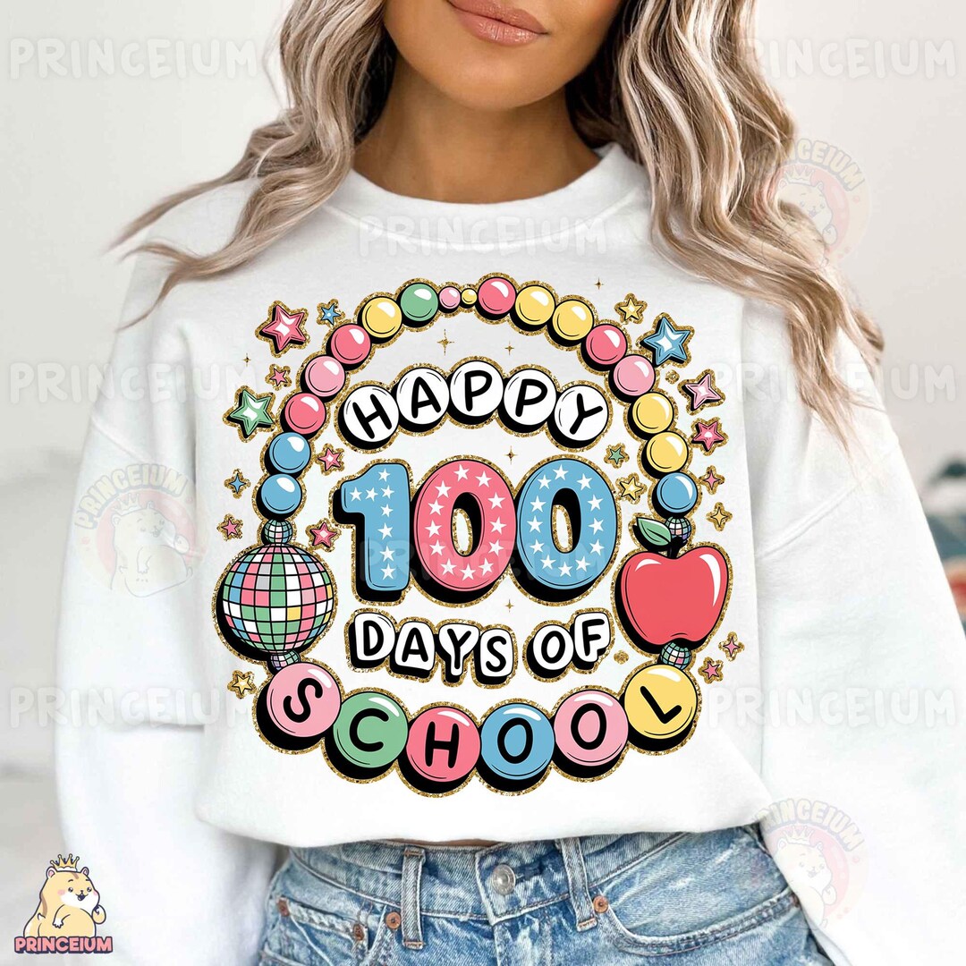Happy 100 Day of School Png, 100 Days of School, Happy 100 Days of ...