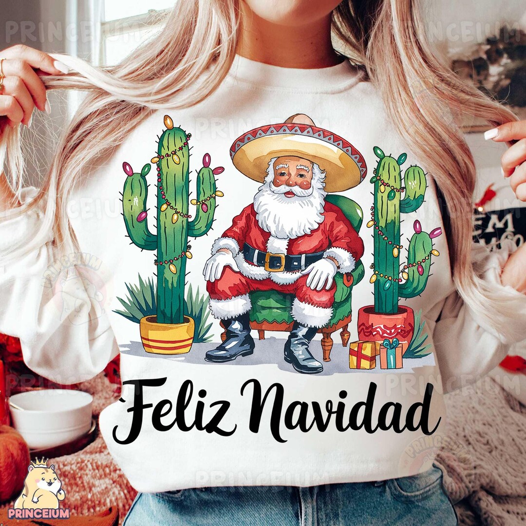 Feliz Navidad Mexican Gingerbread With Sombrero, Mexican Christmas Png ...