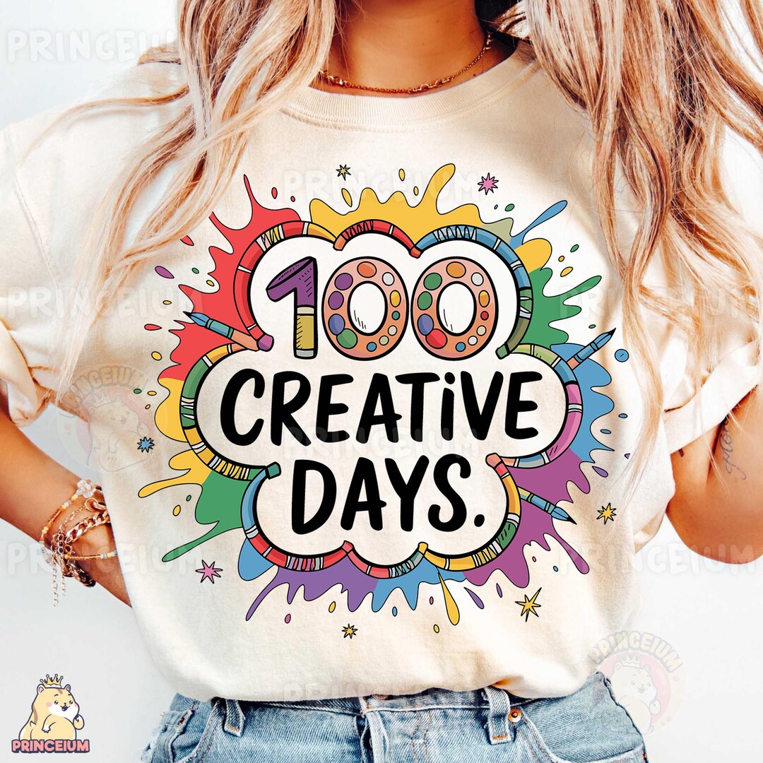 100 Creative Days, My Teacher Survived 100 Days of Me Png, Teacher Png ...