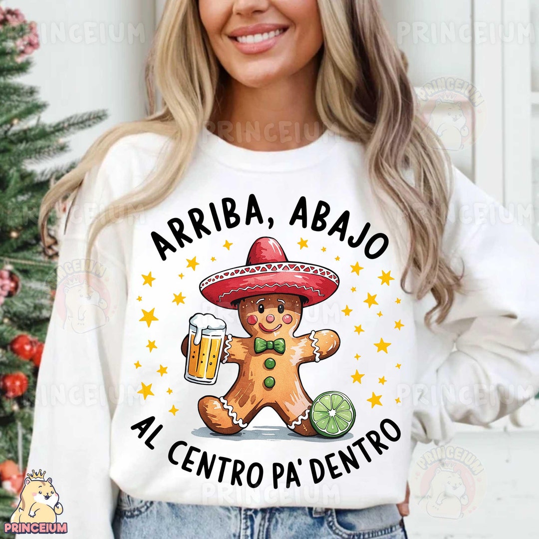 Feliz Navidad Mexican Gingerbread With Sombrero, Mexican Christmas Png ...