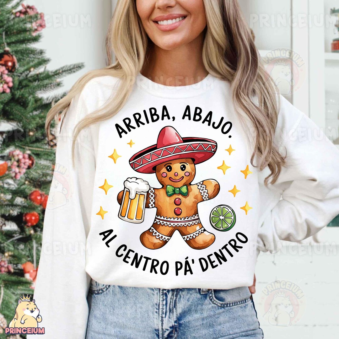Feliz Navidad Mexican Gingerbread With Sombrero, Mexican Christmas Png ...