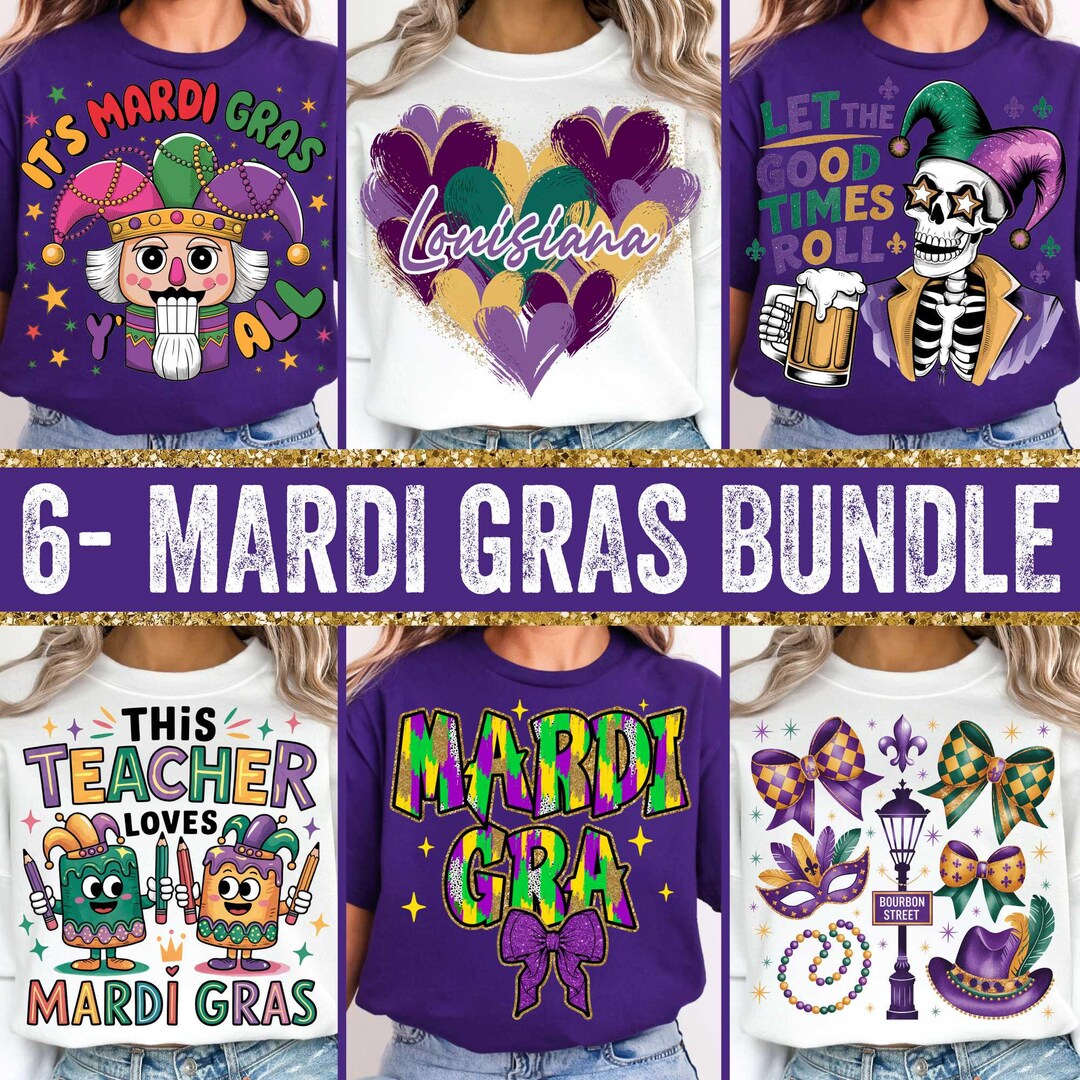 Mardi Gras Bundle Png, Laissez Les Bon Temps Rouler, Highland Mardi ...