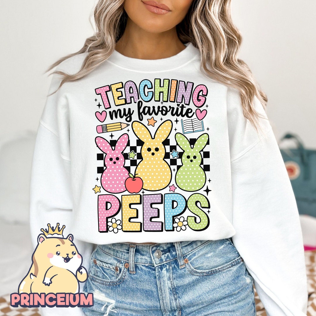 Teaching My Favourite Peeps Svg, Happy Easter Day, Easter Gift Design ...