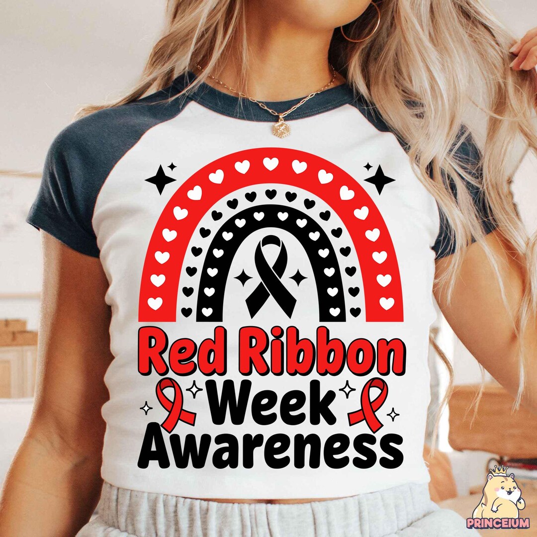 Red Ribbon Week, Png, in October We Wear, Red Ribbon Week Png, Drug ...