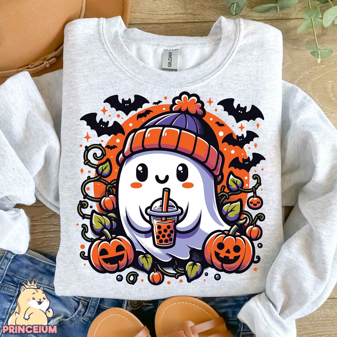 Cute Ghouls Png, Halloween Png, Bougie Png, Here for the Boos ...