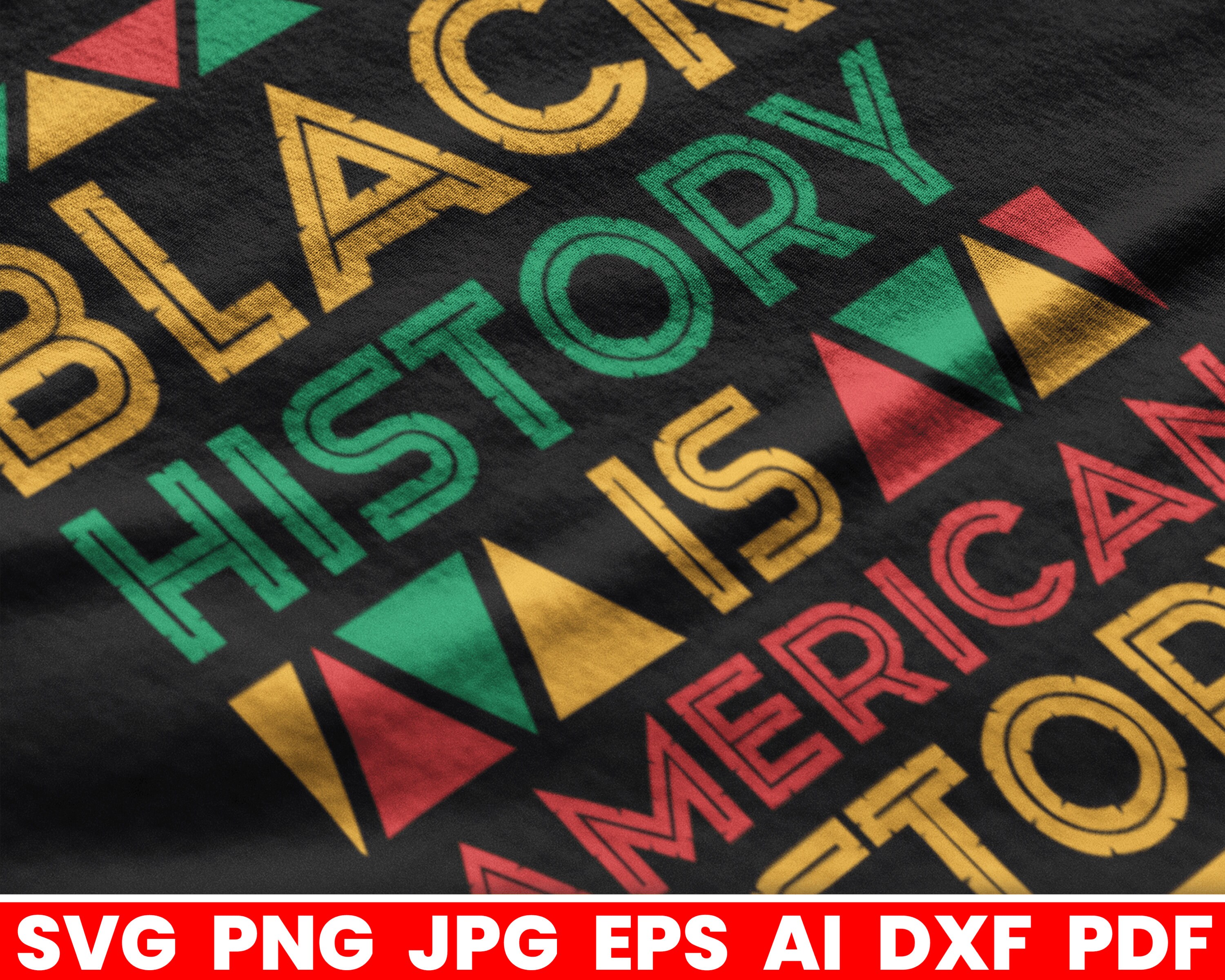 Black History is American History SVG Instant Download PNG | Etsy