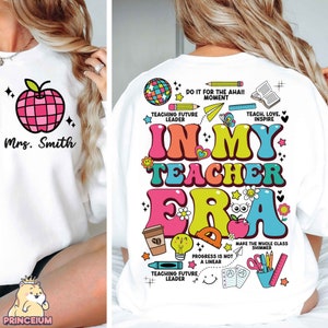 In My Teacher Era Png, Retro Teacher, Back to Schook, Best Teacher Png ...