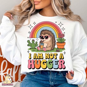 I Am Not a Hugger Png, Funny Png, Rainbow Pnb, Funny Cactus Png ...