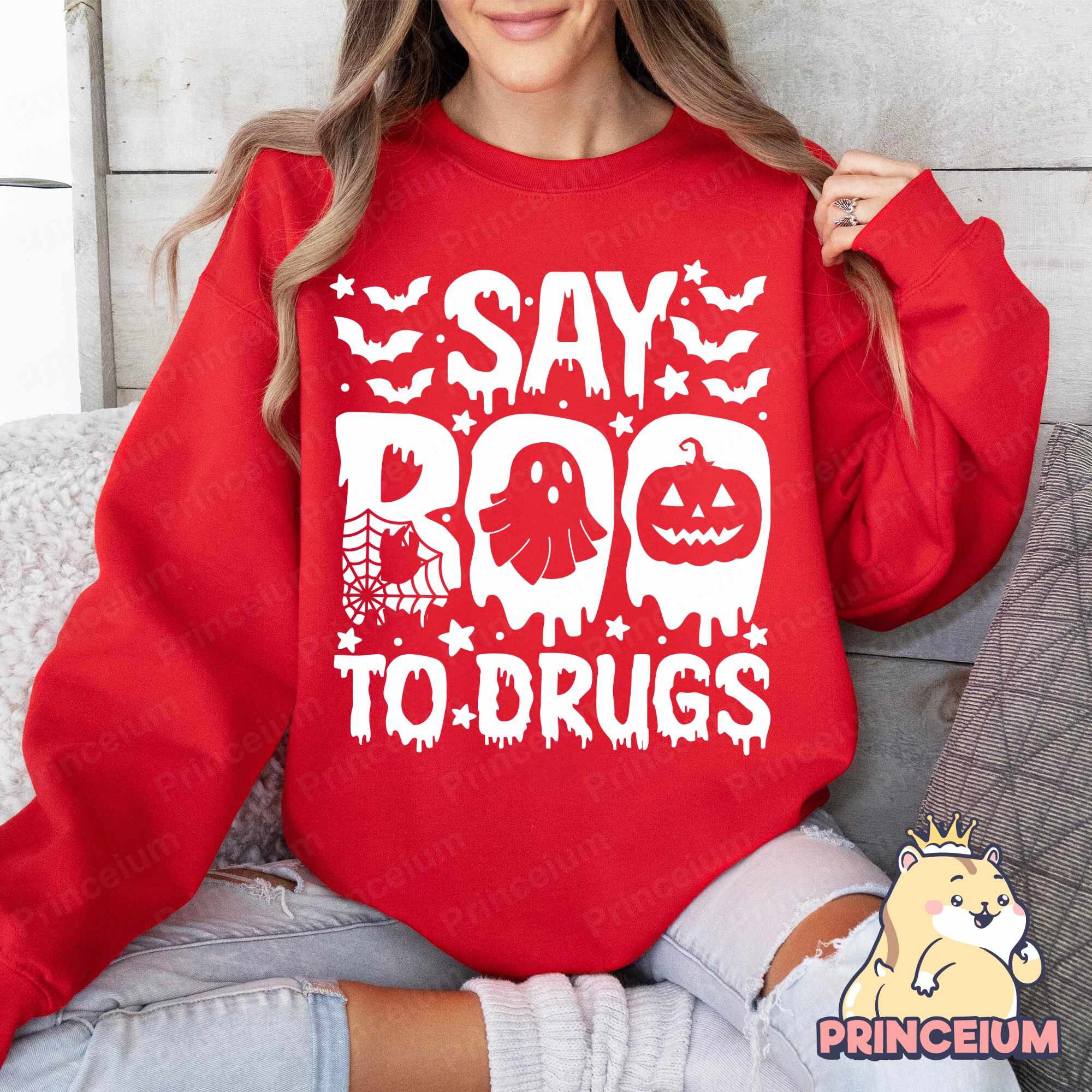 Red Ribbon Week SVG, Say Boo to Drugs, Drug-free, Anti-drug Svg, Cricut ...